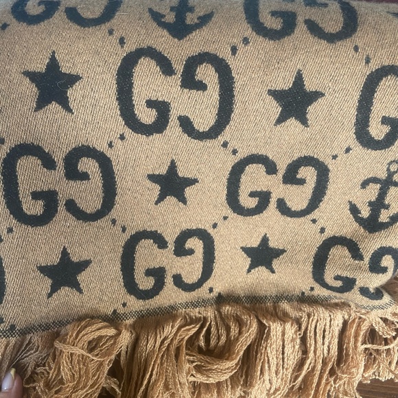 Gucci | Bedding | Gucci Wool Gganchor Throw Blanket Rare | Poshmark